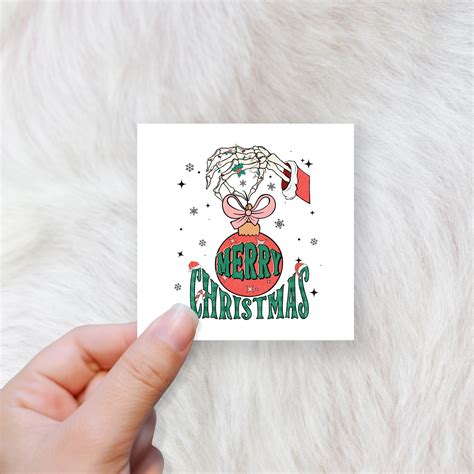 Merry Christmas Choose Uv Dtf Decal Dtf Transfer Crafty Mood