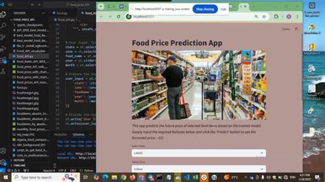 Machinelearning Datascience Foodpriceprediction Ai Streamlit