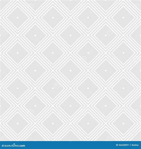 Vector Pattern Repeating Geometric Background With Linear Rhombuses