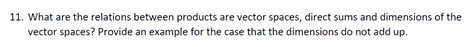 Solved 11 What Are The Relations Between Products Are