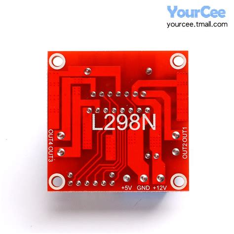 L298n Motor Driver Board Module Stepper Motor Smart Car 5v Output
