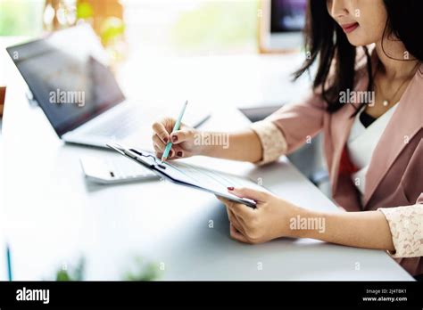 Data Analysis Plan Marketing Accounting Audit Portrait Of Asian
