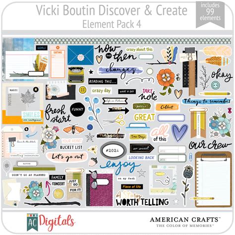 Discover And Create Element Pack 4 Ac Digitals