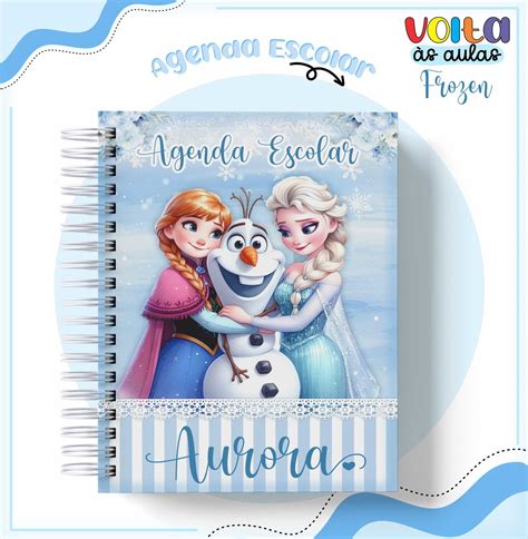 Etiqueta Escolar Frozen Arquivo Digital Elo7