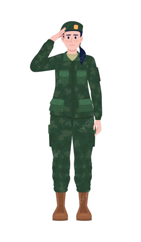 Kartun Tni Hormat Komandan Tni Hormat Komandan Png Tr