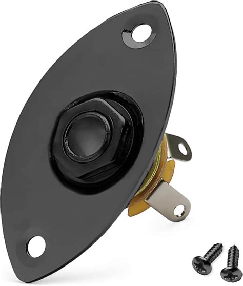 1 4 Oval Guitar Jack 6 35mm Output Input Plug Socket For Reverb