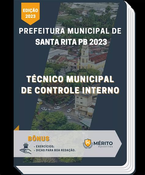 Apostila Técnico Municipal de Controle Interno Prefeitura de Santa Rita PB Mérito Apostilas