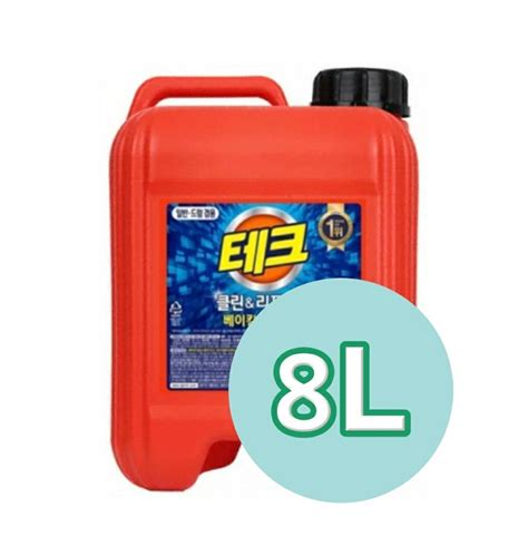 알뜰살림 테크 클린앤리프레시 대용량 8l 일반드럼 겸용 티몬