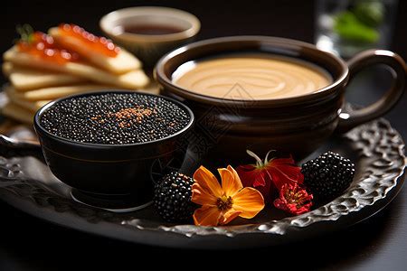 香浓的黑芝麻糊高清图片下载 正版图片600734355 摄图网