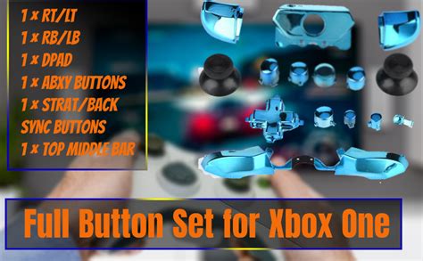 Conjunto Completo De Botones Para Xbox One Thumbsticks Botones Abxy