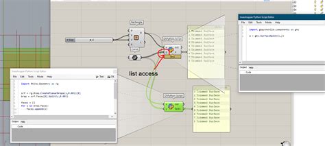 splitting a surface with a curve in grasshopper python grasshopper