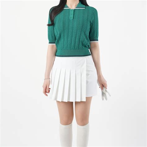 티앤드골프 여름 여성 At 메쉬 골프 냉감 티셔츠 쿨링 반팔 상의 골프웨어 라운딩룩