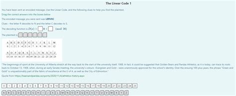 Solved You Have Been Sent An Encoded Message Use The Linear