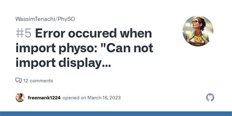 Error Occured When Import Physo Can Not Import Display Packages · Issue 5 · Wassimtenachi