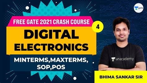 digital electronics minterms maxterms sop pos lec 3 gate 2021