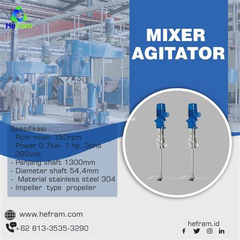 Mixer Agitator Types Di Bogor Tribun Jualbeli