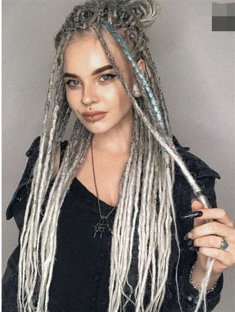 24 Inch Synthetic Dreadlock Extensions 5 Strands Hippie Single Ended