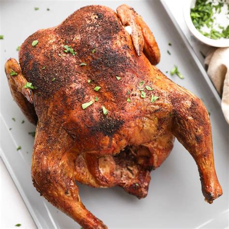 Juicy Smoked Whole Chicken With Crispy Skin Real Simple Good