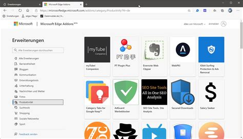 Microsoft Edge Auswahl Der Erweiterungen Rasant Gestiegen Deskmodder De