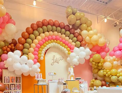 Rainbow Balloon Garland Mvfiestas And Balloons