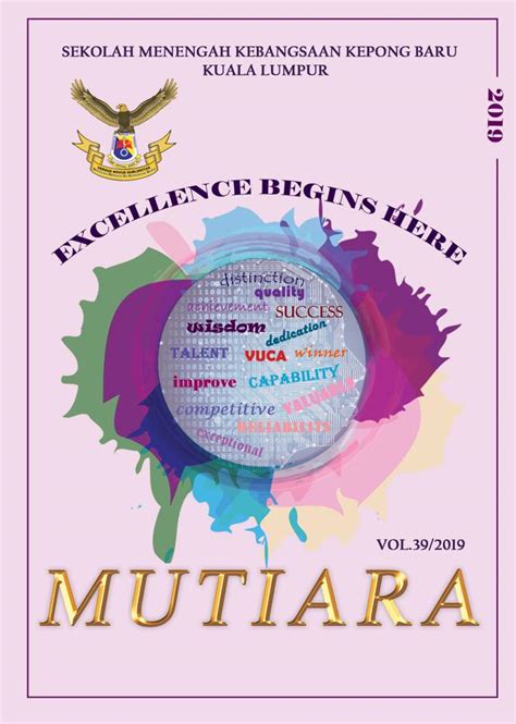 Editorial Board Of Smk Kepong Baru To All Form 5 Kbians Of 2019 Your
