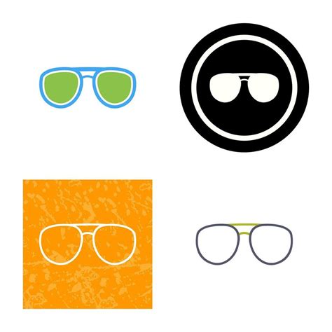 Unique Glasses Vector Icon 34173115 Vector Art At Vecteezy