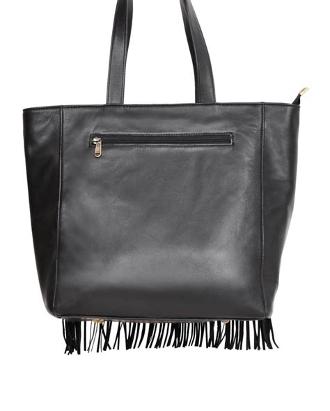 Tanner Tassel Leather Bag The Olde Farm Store