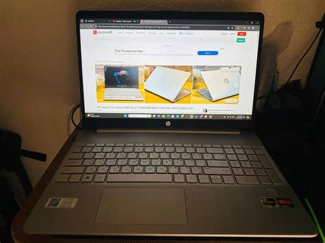 HP Laptop 15s-eq2xxx AMD Ryzen 5 5500U 16GB RAM 241GB SSD, Radeon ...