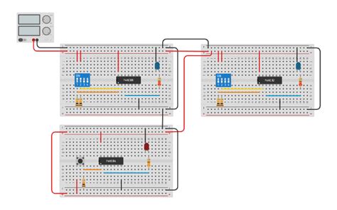 circuit design 7408 7432 7404 porte and or not tinkercad