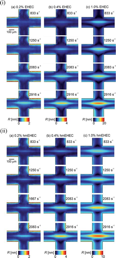 I Birefringence In Ehec Aqueous Solutions In A Cross Slot Flow At The