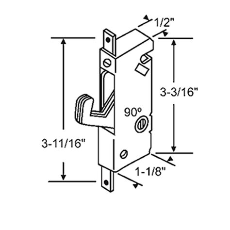Square Face Mortise Lock Sdl 1311 Sliding Glass Door Mortise Locks