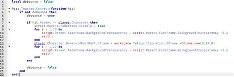 teleport fading screen bugged scripting support developer forum