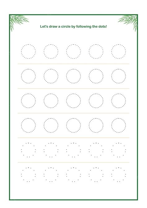 Premium Vector Drawing Circle Exercise Worksheet For Preschool