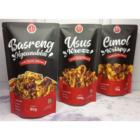 Jual Ai Basreng Ngeunahhh Basreng Viral Basreng Daun Jeruk 80 Gr