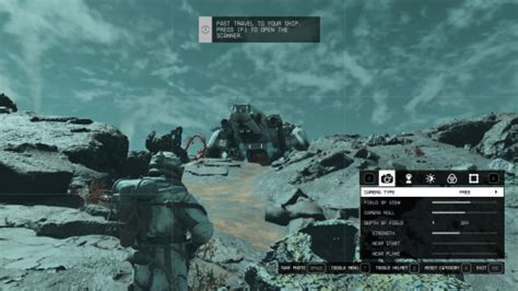 Starfield Interface In Game Video Game Ui