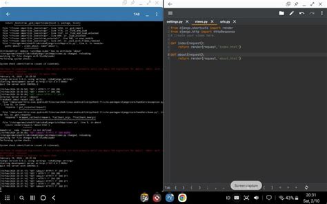 Ega Pratama On Linkedin Django Python Framework On Galaxy Tab S8 Dex