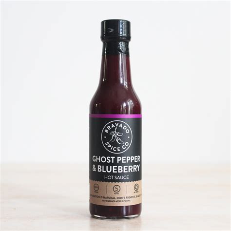 Ghost Pepper And Blueberry Hot Sauce By Bravado Spice Company Farm To