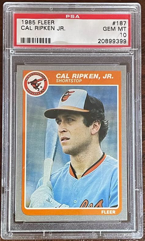 Cal Ripken Jr 1985 Fleer 187 Base Price Guide Sports Card Investor