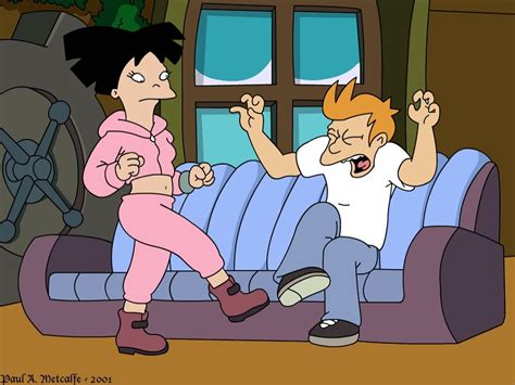 Fry And Amy Futurama Wallpaper 967795 Fanpop
