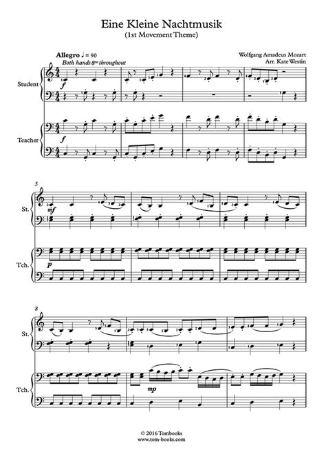 Petite Musique De Nuit Partitions Gratuites PDF