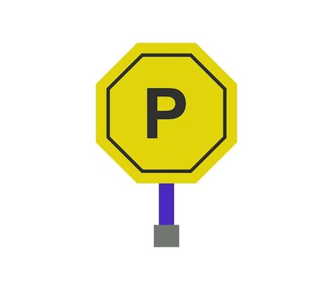 주차 표시 프리미엄 벡터