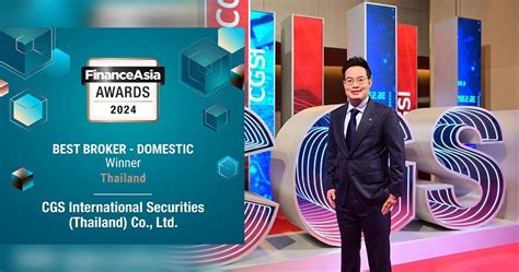 Cgsi คว้ารางวัล “โบรกเกอร์ยอดเยี่ยมไทยประจำปี 67” จาก Financeasia