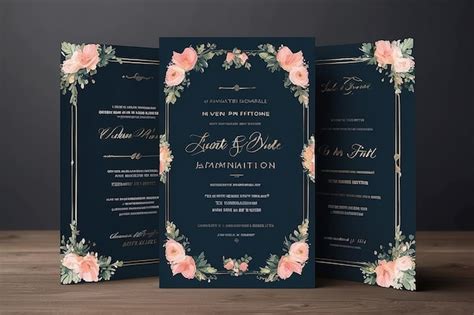 Premium Photo Creative Event Invitation Template