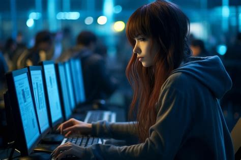 premium photo call operator answering the call