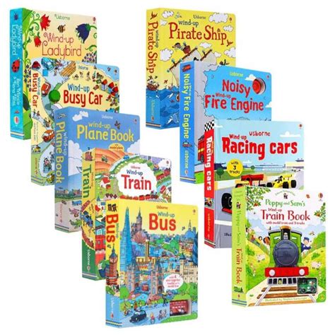Pull Back Busy Train Book Usborne