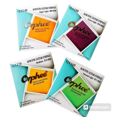 Jual Senar Gitar Akustik Orphee Bronze Shopee Indonesia