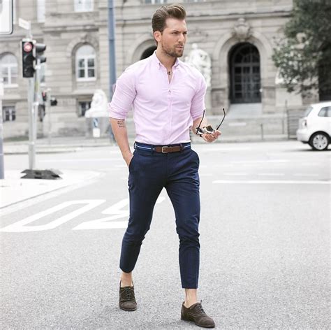 Looks Masculinos Com A Cor Rosa Men Fashion Casual Shirts Mens