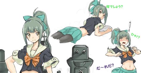 艦隊これくしょん 艦これ落書き Nigellaのマンガ 漫画 艦これ 夕張 Pixiv