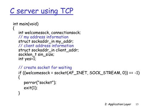 PPT Socket Structure In C PowerPoint Presentation Free Download ID 2968101