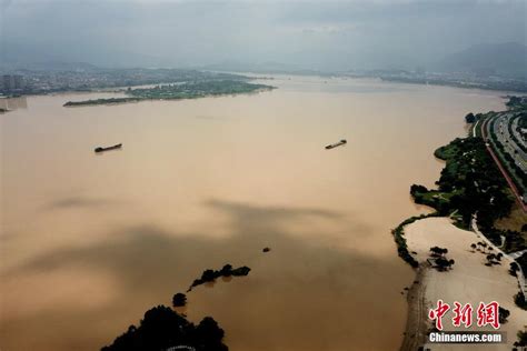 受强降雨影响 闽江福州段水位高涨 搜狐大视野 搜狐新闻